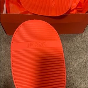 Mschf | Shoes | Big Red Boots By Mschf | Poshmark